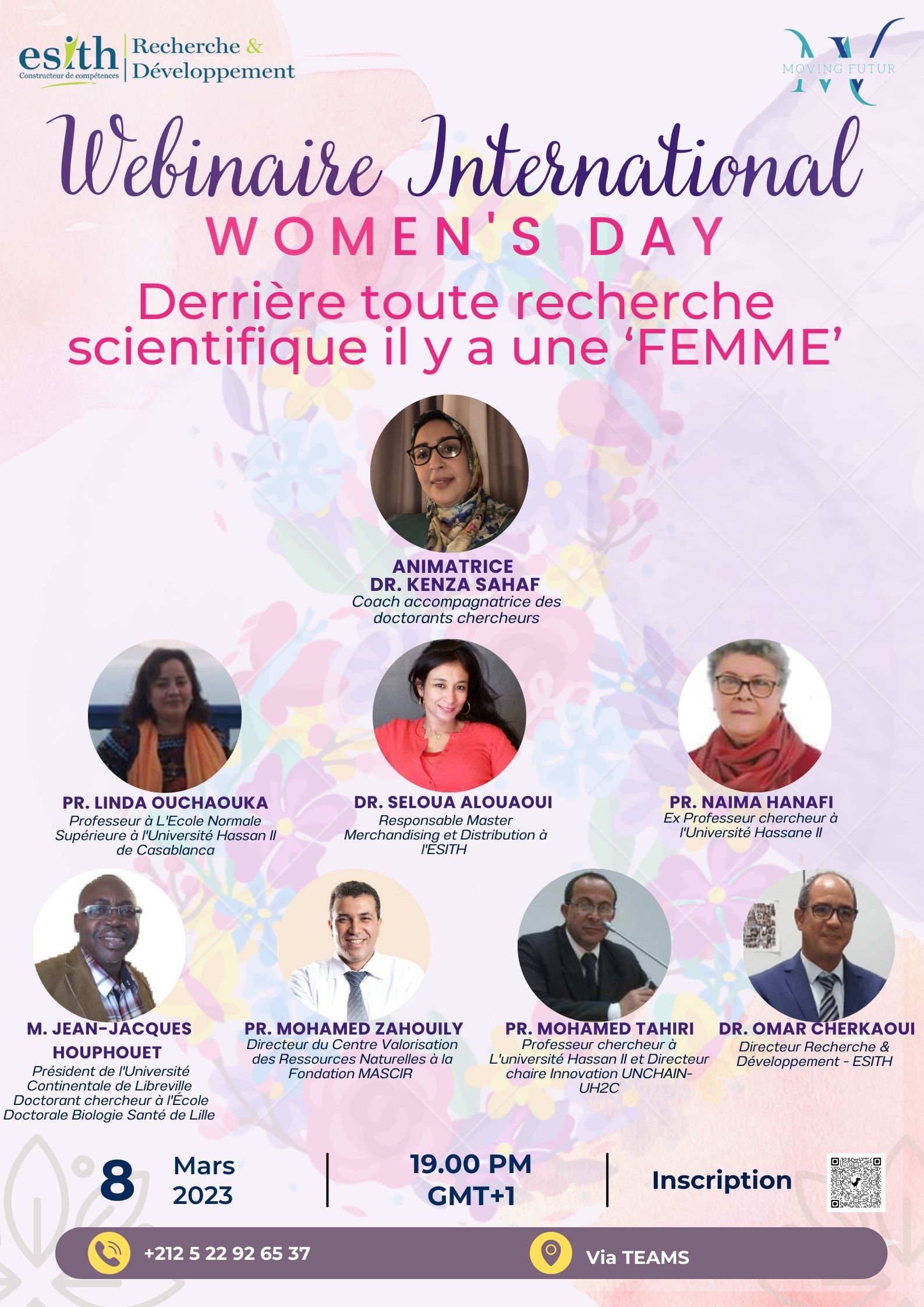 Webinaire international : Derrière toute recherche scientifique il y a ...