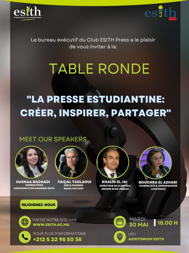 “La presse estudiantine : créer, inspirer & partager” – ESITH